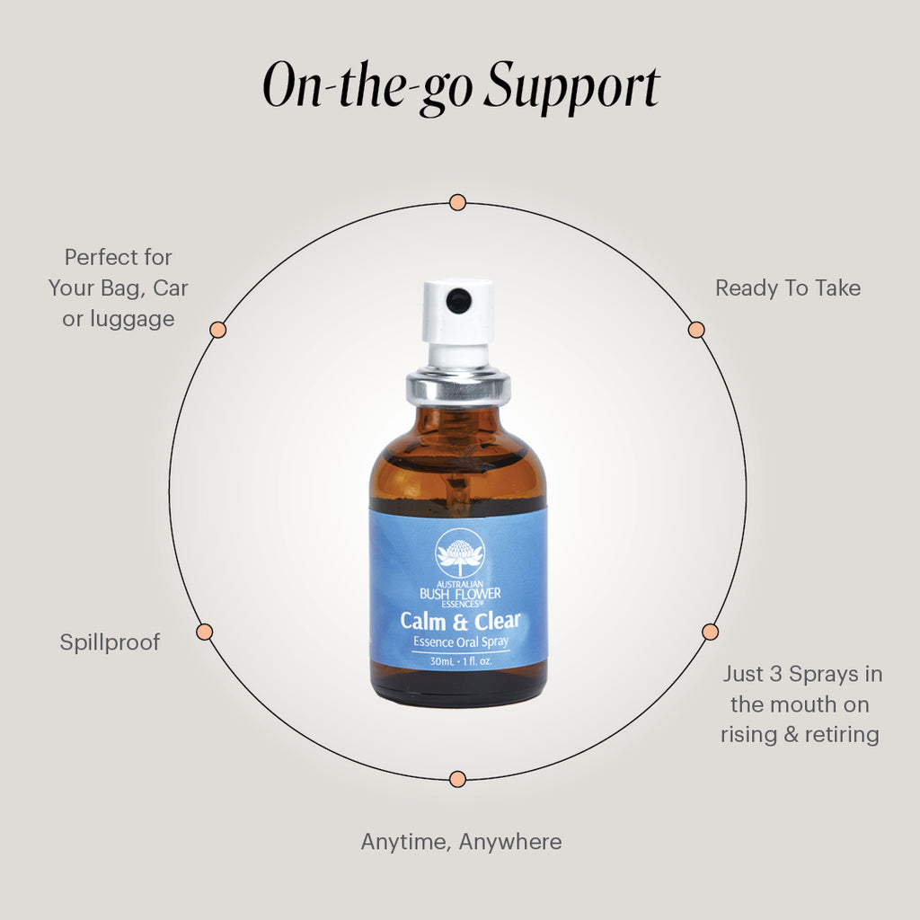 Calm & Clear Essence Oral Spray – Australian Bush Flower Essences