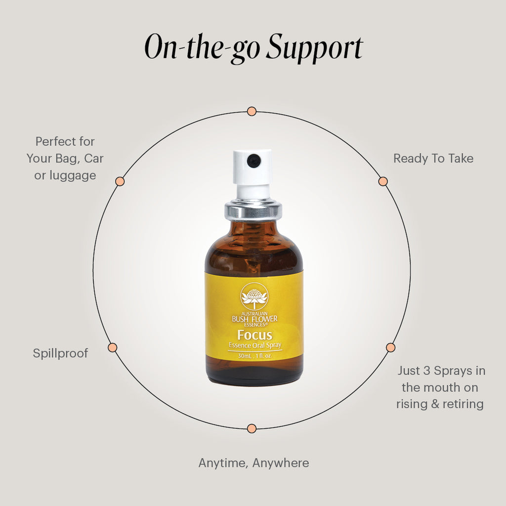 Focus Essence Oral Spray – Australian Bush Flower Essences